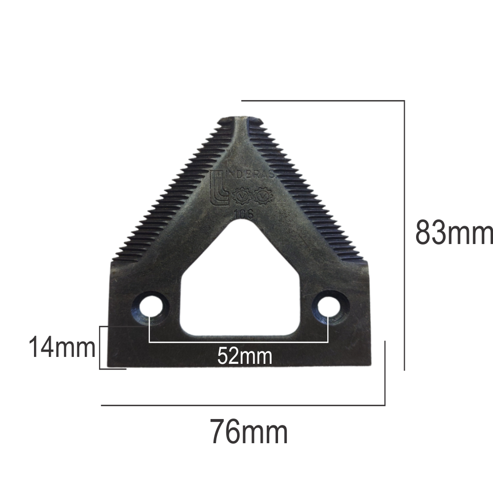 Lâmina Dente Fino Vazada CQ31270 - Agro Rurale
