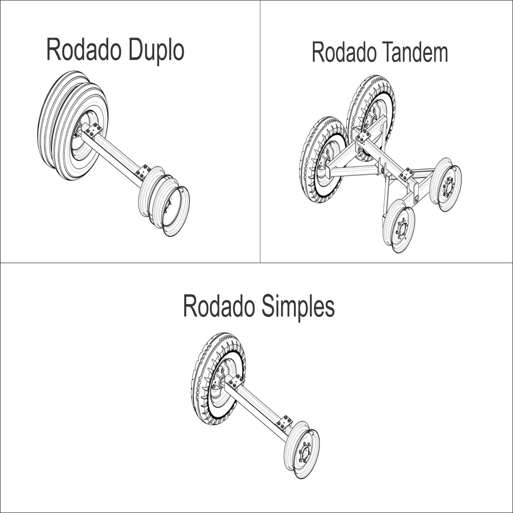 Cubo de Roda Com Eixo 6 Toneladas - Agro Rurale